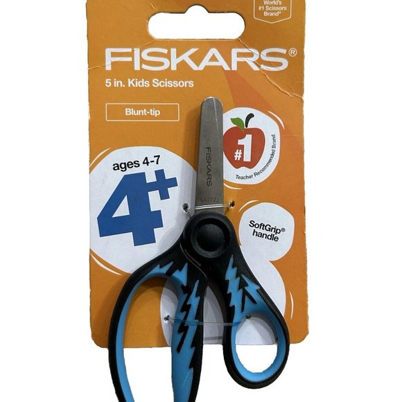 Fiskars | Other | Fiskars 5 Blunt Tip Kids Scissors Blue School Home ...